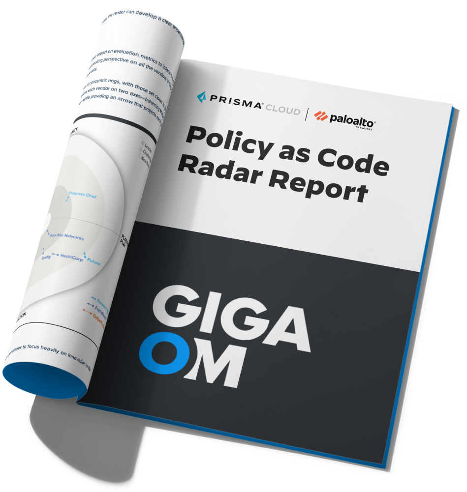 GigaOm Leader In Policy As Code Radar GigaOm Leader In Policy As Code Radar